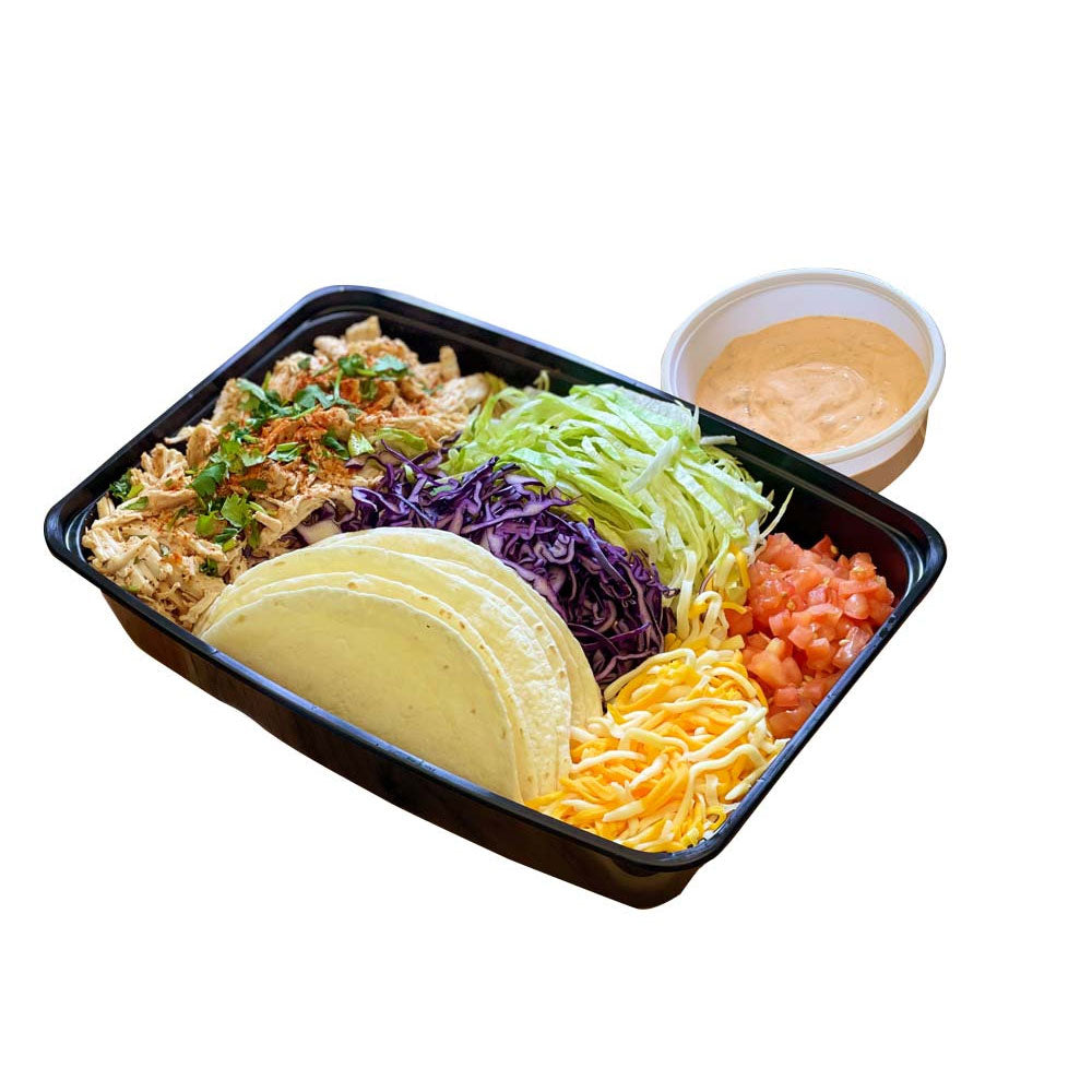 Family Pulled Chicken Taco Kit – Just Bite Me Meals